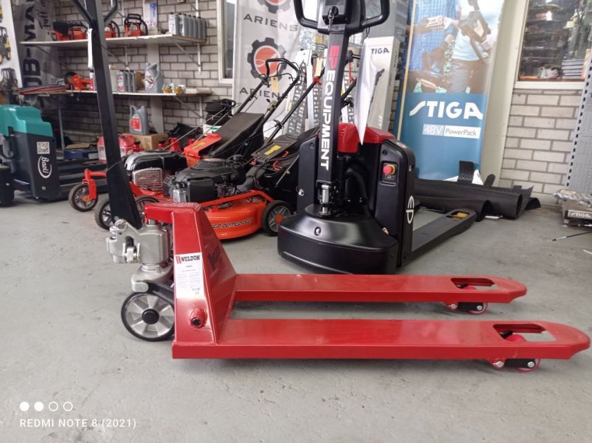 Weldon Pompwagen /palletwagen 115 cm X54cm, year of construction 2023 ...