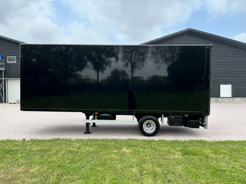 Be oplegger 7.5 ton Veldhuizen met laadklep 750 kg, baujahr 2008 ...