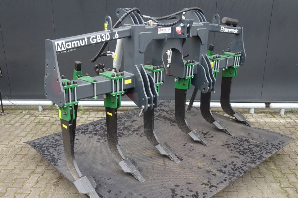 Diepwoeler woelpoot voorzet woeler hydraulische hef paragrubber ...