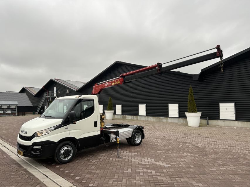 Be trekker 9.3 ton Iveco Daily 40C17 euro 5 met kraan, bouwjaar 2016 BE ...