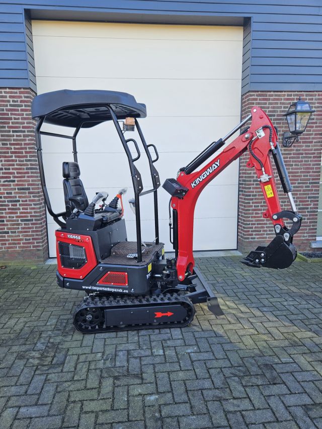 Mini Graafmachine Minigraver Yama R10 Zwenkarm NIEUW LEASING Minigraver ...