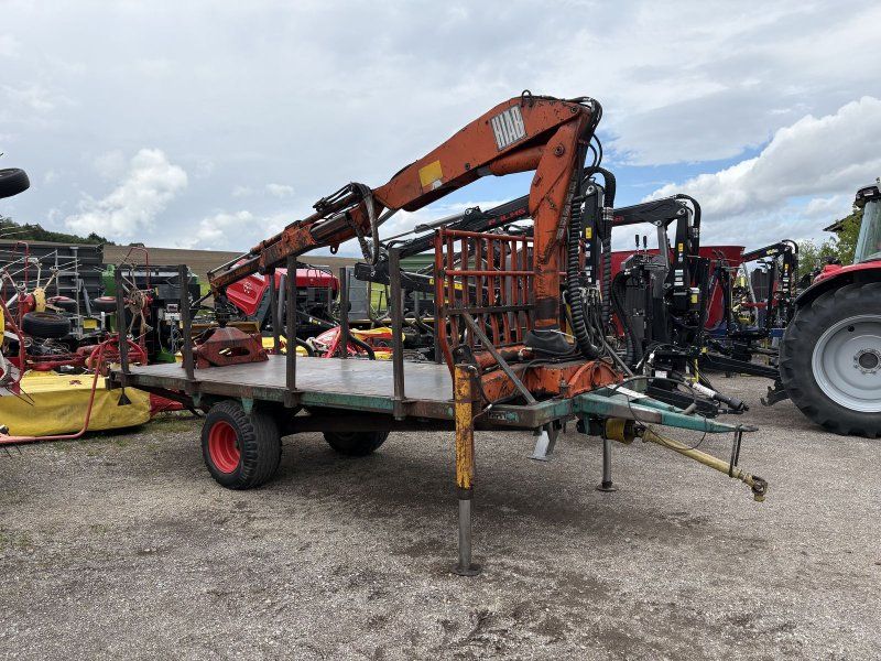 Eigenbau mit Hiab Kran 5,5m, year of construction 1998 Trailer ...