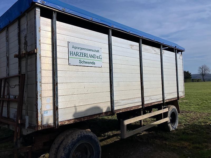 Fortschritt Viehanhänger mit Alu Bordwänden Strooier - Türpisch ...